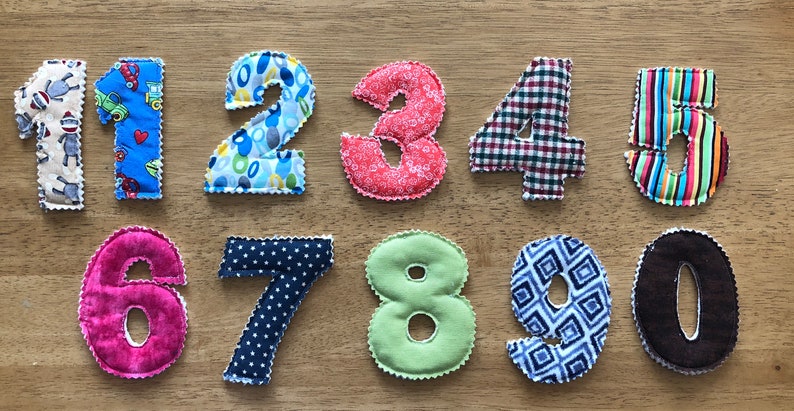 Fabric Numbers Learning Toys Educational Toddler Toy Plush | Etsy