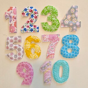 Fabric Numbers, Learning Toys, Educational, Toddler Toy, Plush Numbers ...