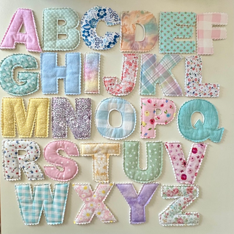 Fabric Alphabet - Etsy