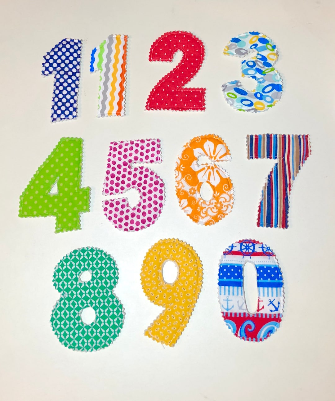Fabric Numbers, Learning Toys, Educational, Toddler Toy, Plush Numbers ...