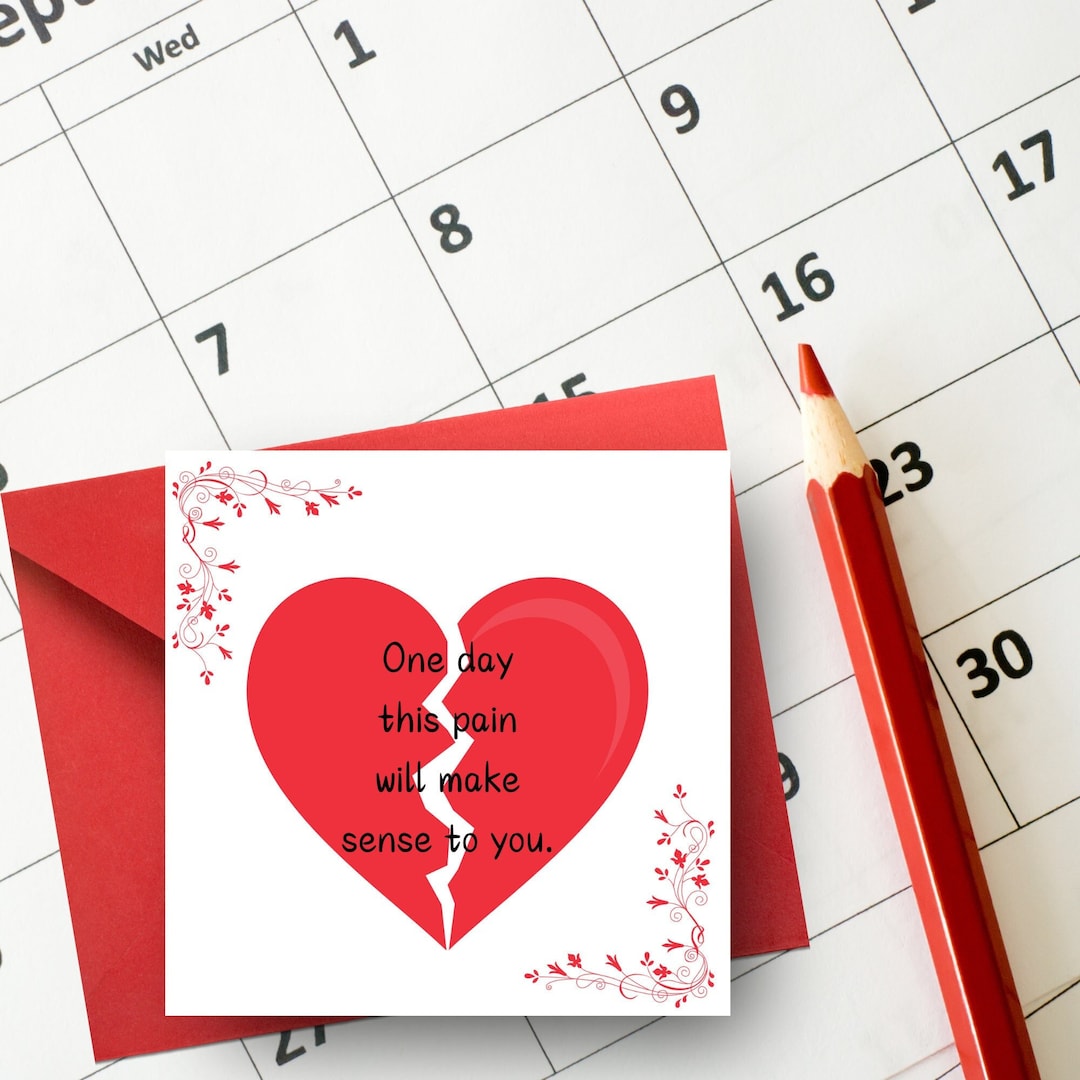 Divorce, Breakup Card, Encouragement for Someone Going Through ...