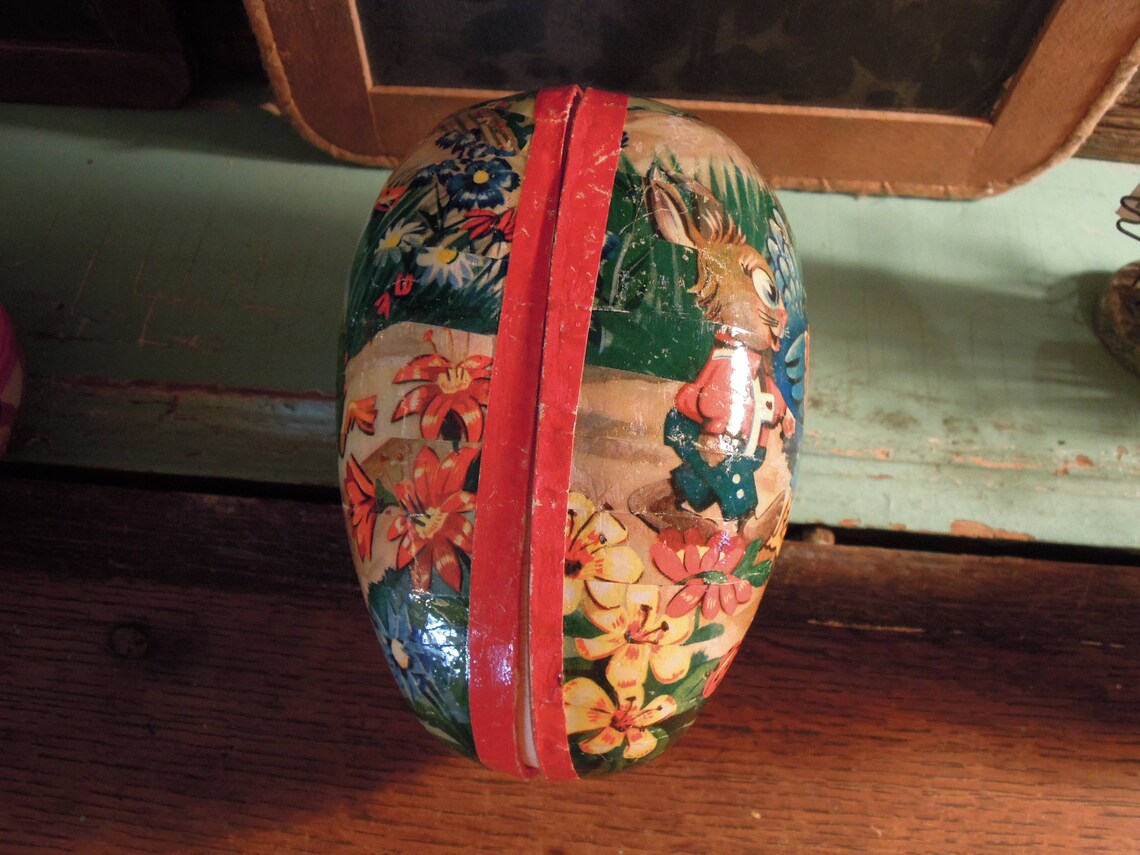 Vintage Western Germany Candy Container / Easter Egg / German | Etsy