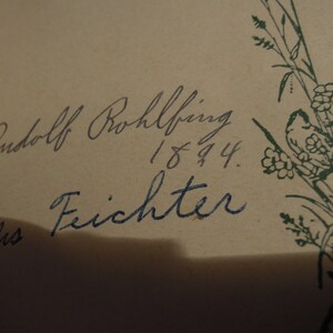 Vintage German Forget Me Knot Miniature Book / German Devotional Book ...