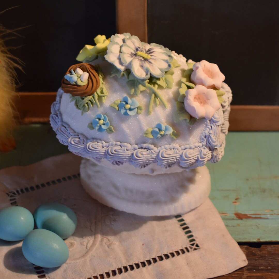 Vintage Sugar Candy Easter Egg / Diorama Easter Sugar Egg / Sugar Easter Egg - Etsy