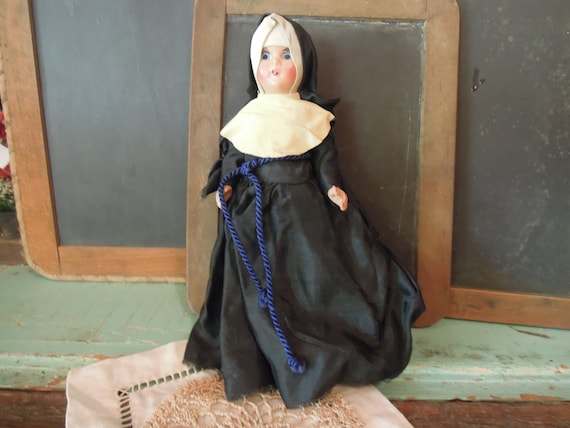 Vintage Composition Nun Doll / Religious Doll / Collectible - Etsy