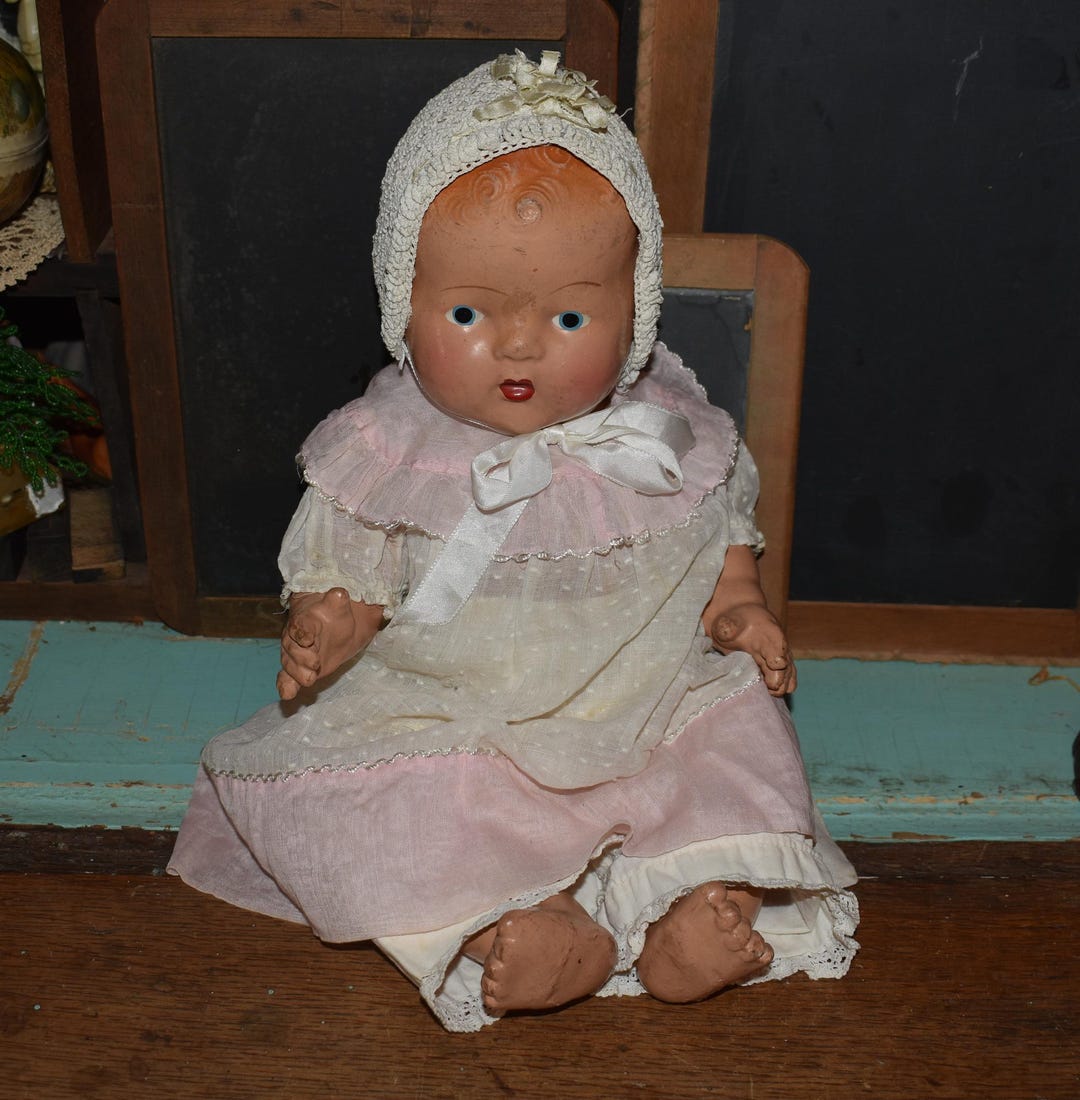 Vintage Composite Doll / Antique 1940's Composite Baby Doll - Etsy