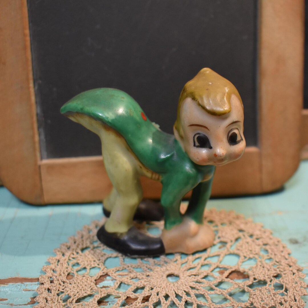 Vintage Anthropomorphic Cricket Elf / Christmas Holiday Decorations ...