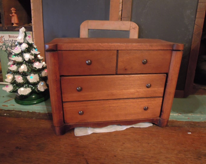 Antique Wood Bank / Vintage Coin Cash Bank / Solid Wood Child's Bank - Etsy