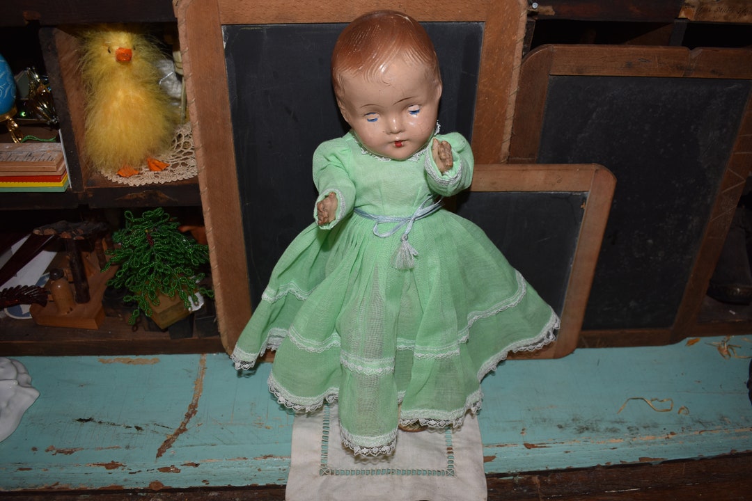 Vintage Composite Doll / Antique 1940's Composite Baby Doll - Etsy