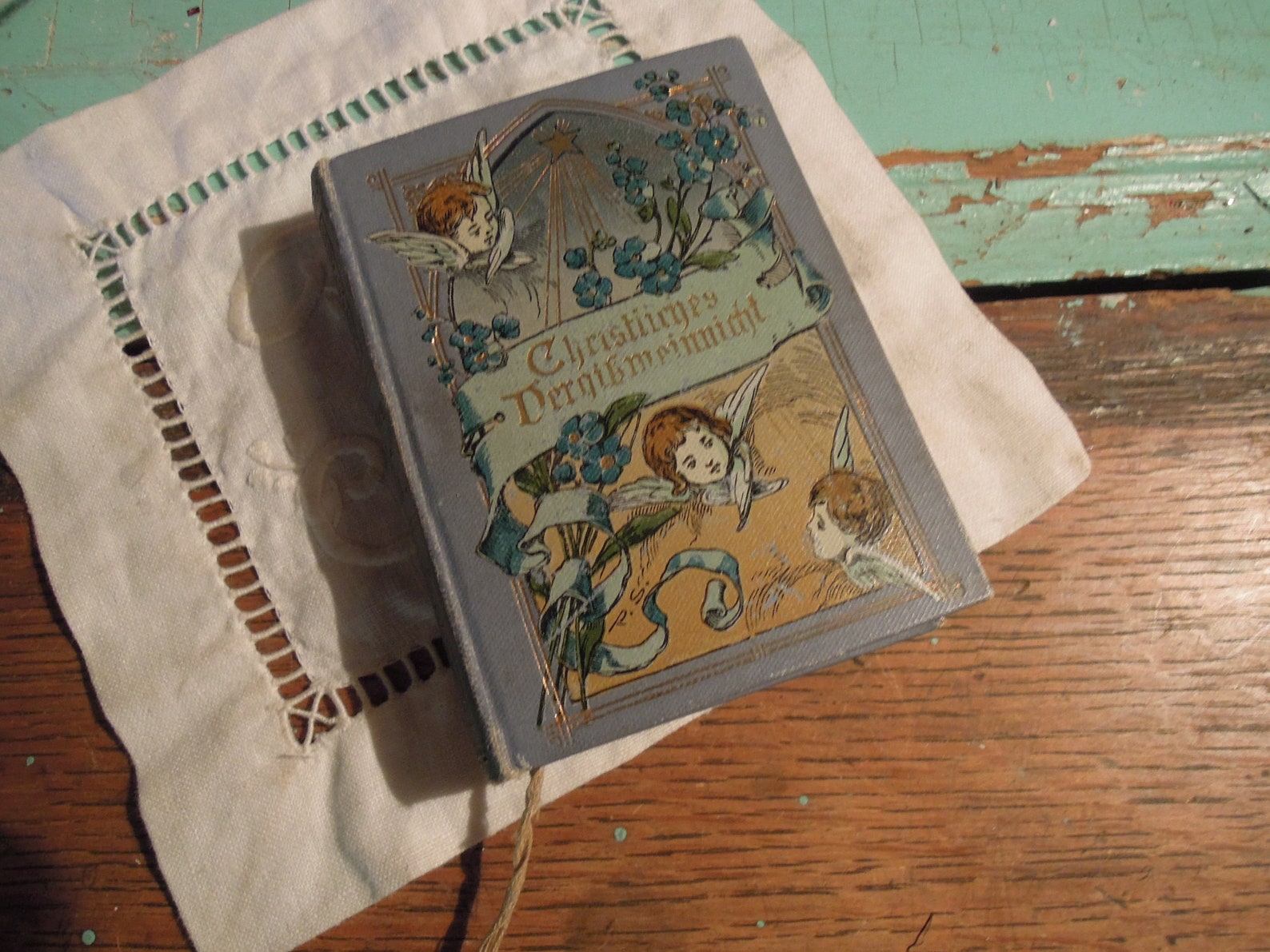Vintage German Forget Me Knot Miniature Book / German Devotional Book ...