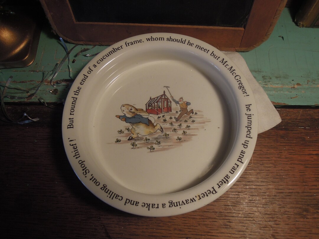 Vintage Beatrix Potter Dish / Vintage Wedgwood Dish / the Tale of Peter ...
