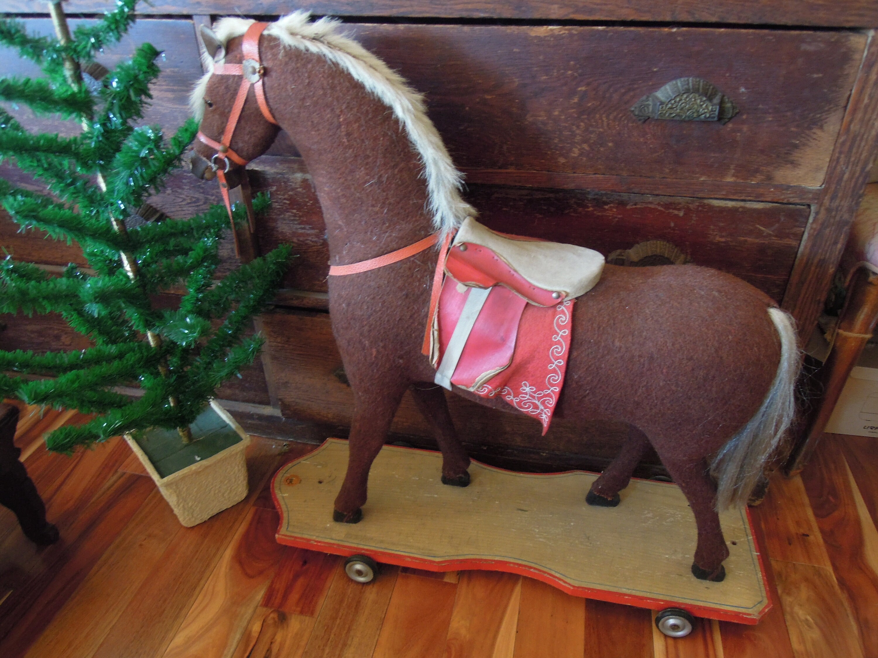 British 19th Century Rocking Horse With Glass Eyes And, 57% OFF