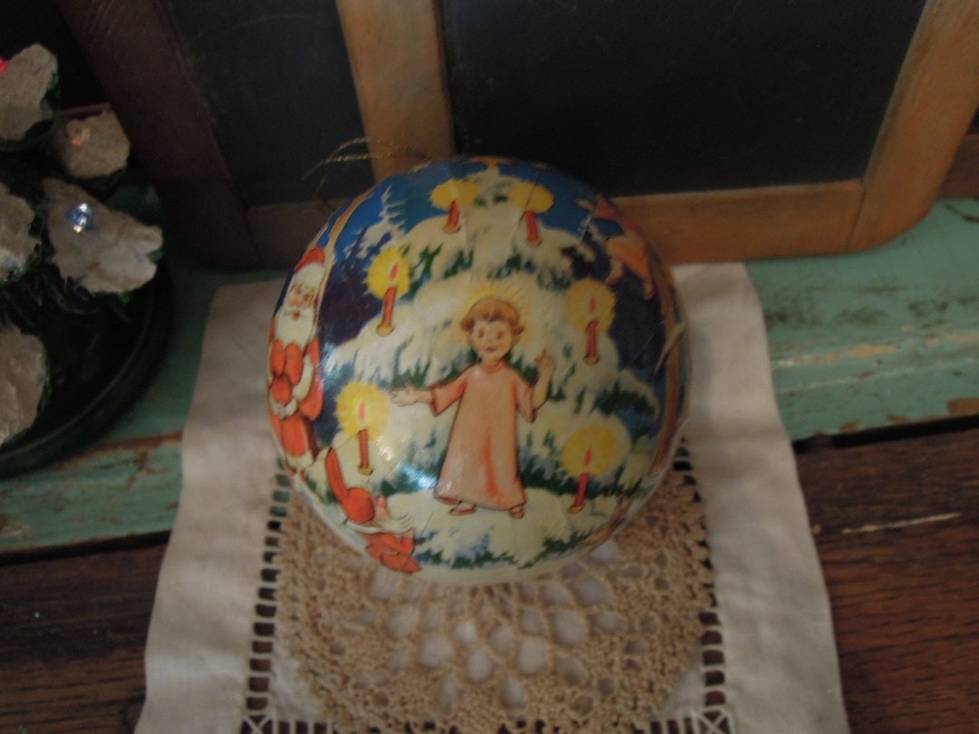 Vintage German Candy Container / Christmas Candy Container / German ...