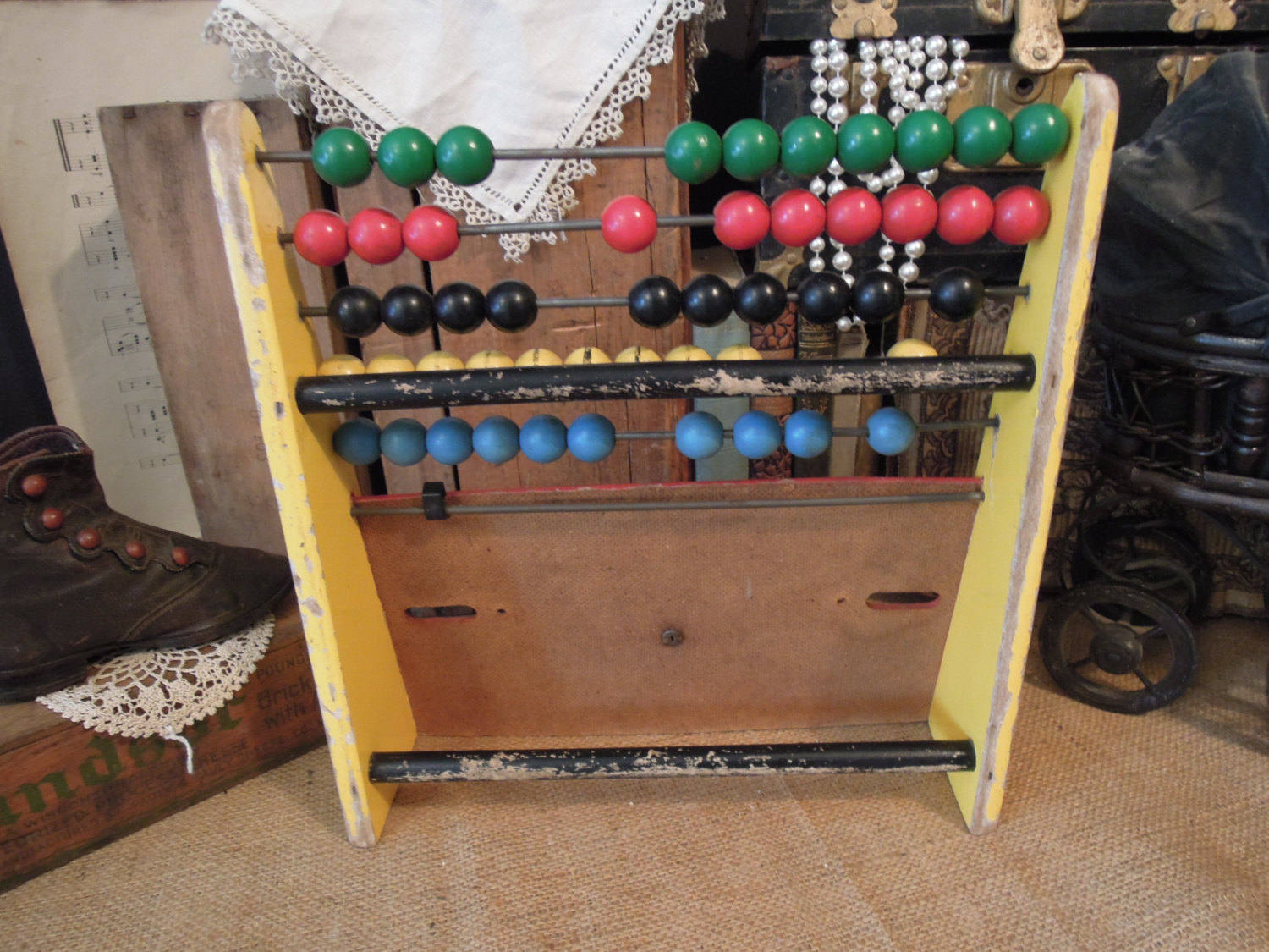 Vintage Child's Abacus / Vintage Learning Toy / Vintage Brio From ...