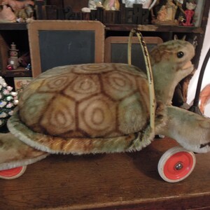 Antique Steiff Turtle / Collectible Steiff Toy / Riding Turtle Pull Toy ...