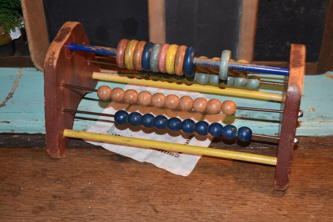 Vintage Child's Abacus / Vintage Learning Toy / Vintage Abacus ...