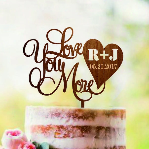 Love Cake Topper - Etsy