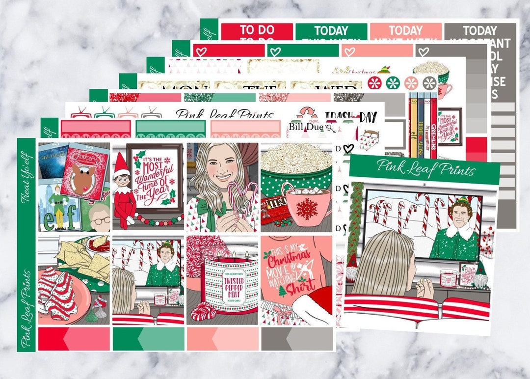 Glossy Treat Yo'elf Weekly Planner Sticker Kit - Etsy