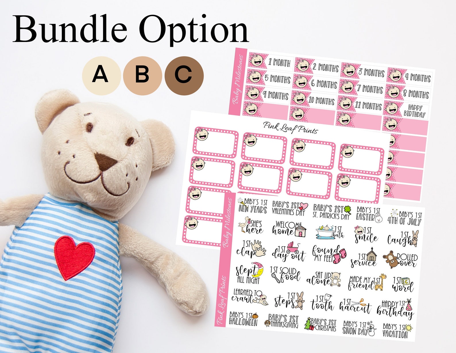 Baby's First Milestones - Planner Stickers - Etsy