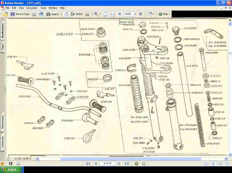 MONTESA Cota 247 PARTS MANUAL W/ Detailed Exploded Diagrams - Etsy UK