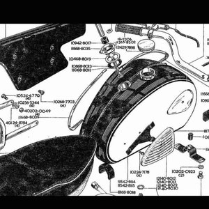 BSA A65 A50 Twins Parts MANUAL for Lightning Scrambler Firebird ...
