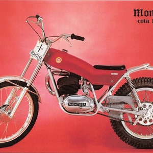MONTESA Cota 123 Operations & PARTS MANUAL W/ Detailed Exploded ...