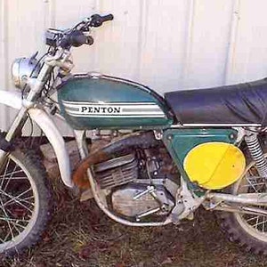 PENTON MOTORCYCLE Service Parts Manuals Set for 100 125 175 250 400 ...