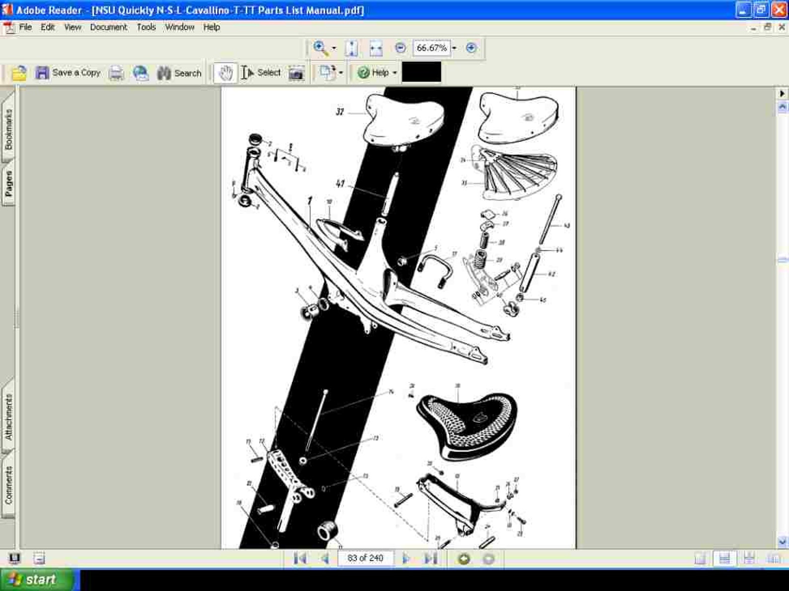 NSU Quickly Service Repair & Parts Manual Collection - 410 Pg Covers ...