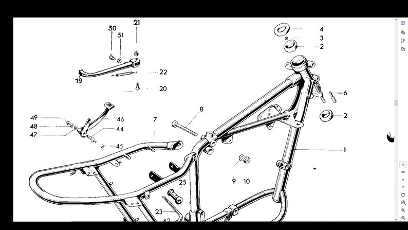 TRIUMPH T100 Parts Manual - 340 Pages With Exploded Diagrams for 1966 ...