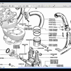 BSA A65 A50 Twins Parts MANUAL for Lightning Scrambler Firebird ...