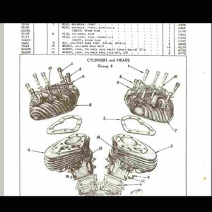 INDIAN SCOUT 1944-1948 Parts Manuals - 100pgs for 1945 1946 1947 ...