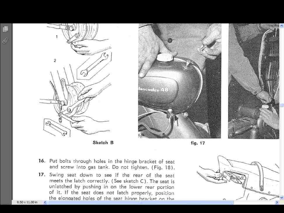 WARDS RIVERSIDE SCOOTER Operations and Parts Manuals - for Moped ...