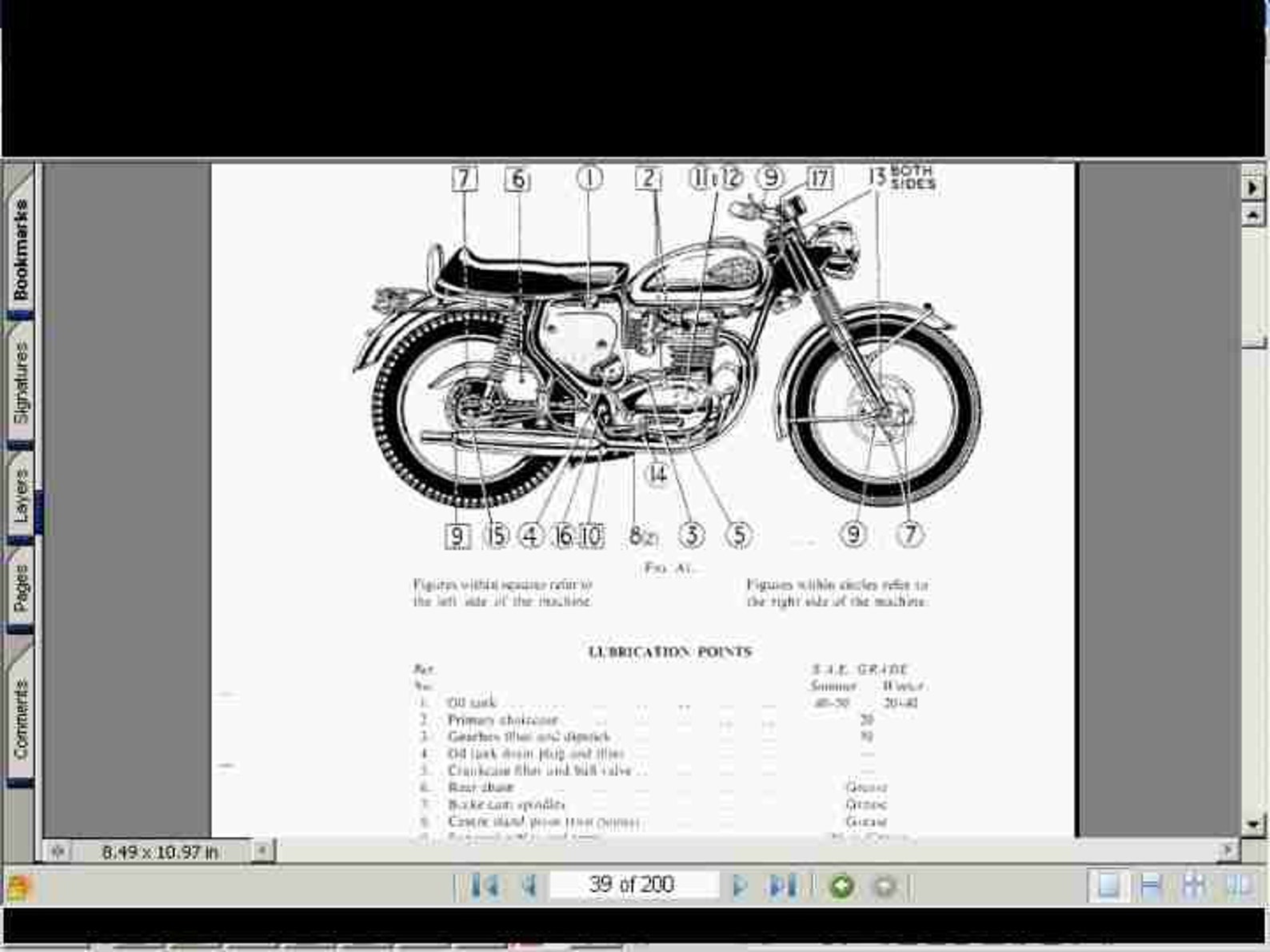 BSA A50 A65 Twins SERVICE MANUAL for Lightning Scrambler Firebird ...
