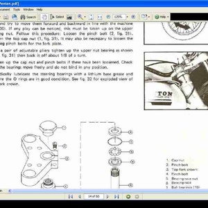 PENTON MOTORCYCLE Service Parts Manuals Set for 100 125 175 250 400 ...