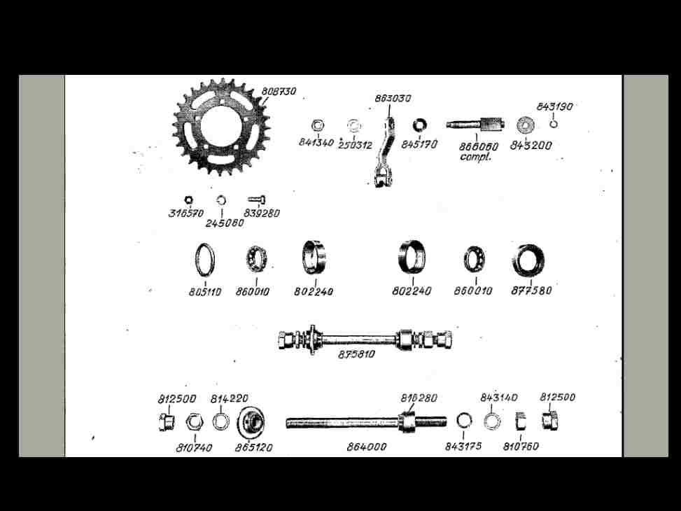 SACHS 50 98 100 200 Moped Scooter Parts Manuals - 125pgs With Sachs and ...