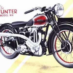 Ariel RED HUNTER Ohv Motorcycle Operations Manuals -85 Pgs W/ Nh Vh VB ...