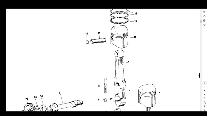 TRIUMPH T100 Parts Manual - 400 Pages With Exploded Diagrams for 1970 ...