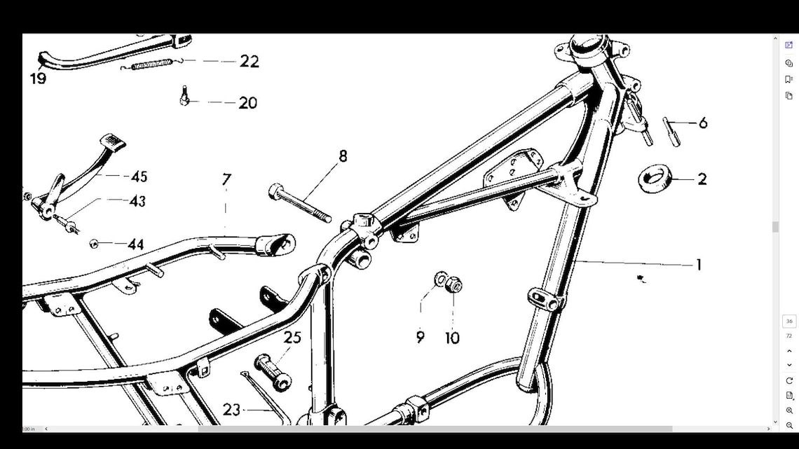 TRIUMPH T100 Parts Manual - 400 Pages With Exploded Diagrams for 1970 ...