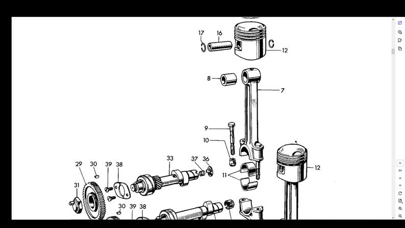 TRIUMPH T100 Parts Manual - 340 Pages With Exploded Diagrams for 1966 ...