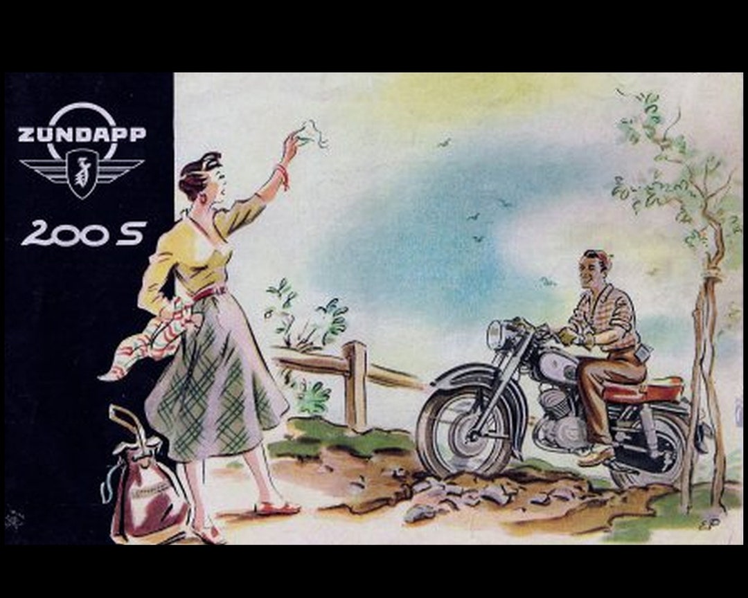 ZUNDAPP 200 200S Operations and Parts Manuals - 125 Pages for 200 S ...