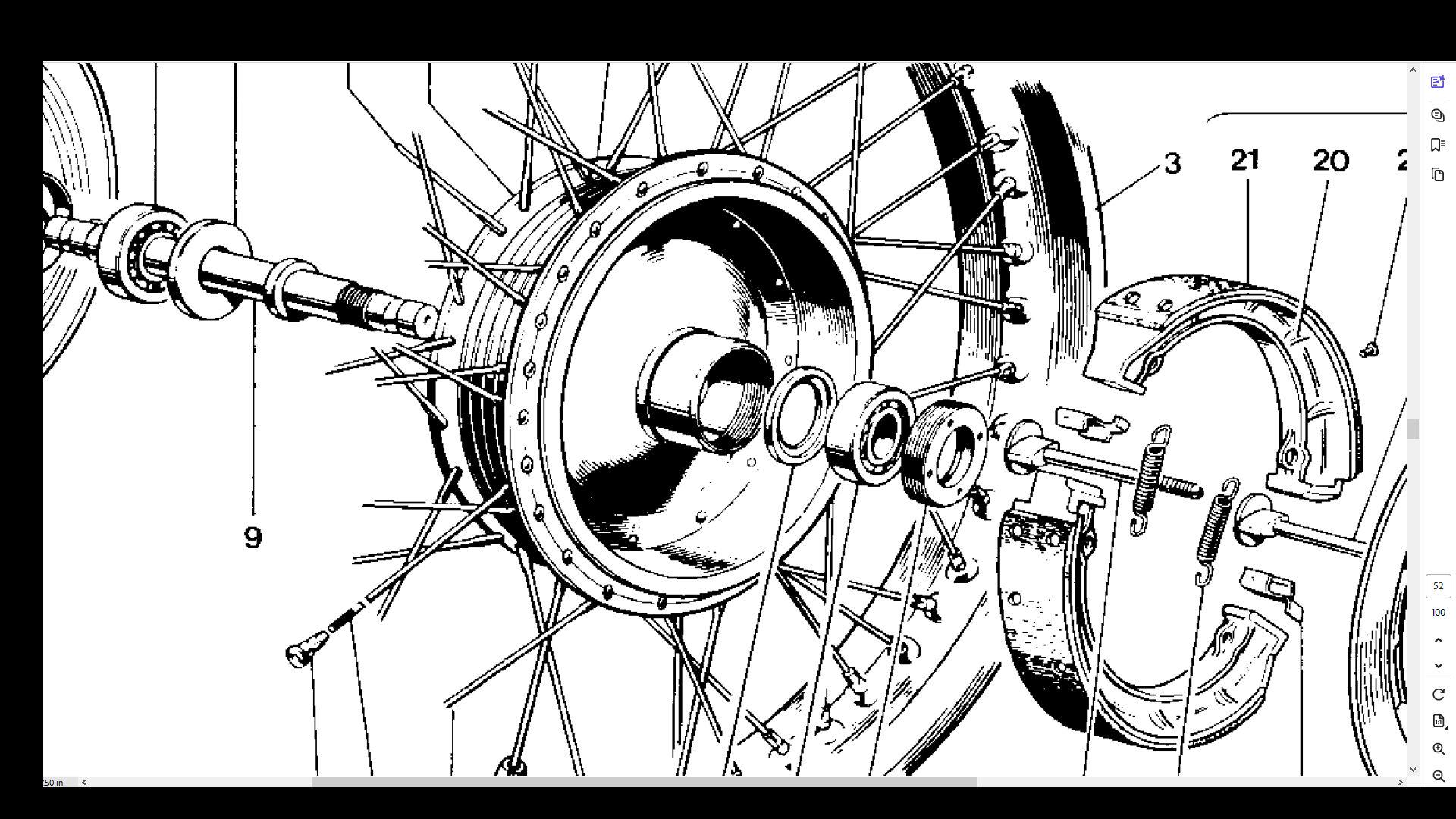 TRIUMPH T100 Parts Manual - 340 Pages With Exploded Diagrams for 1966 ...