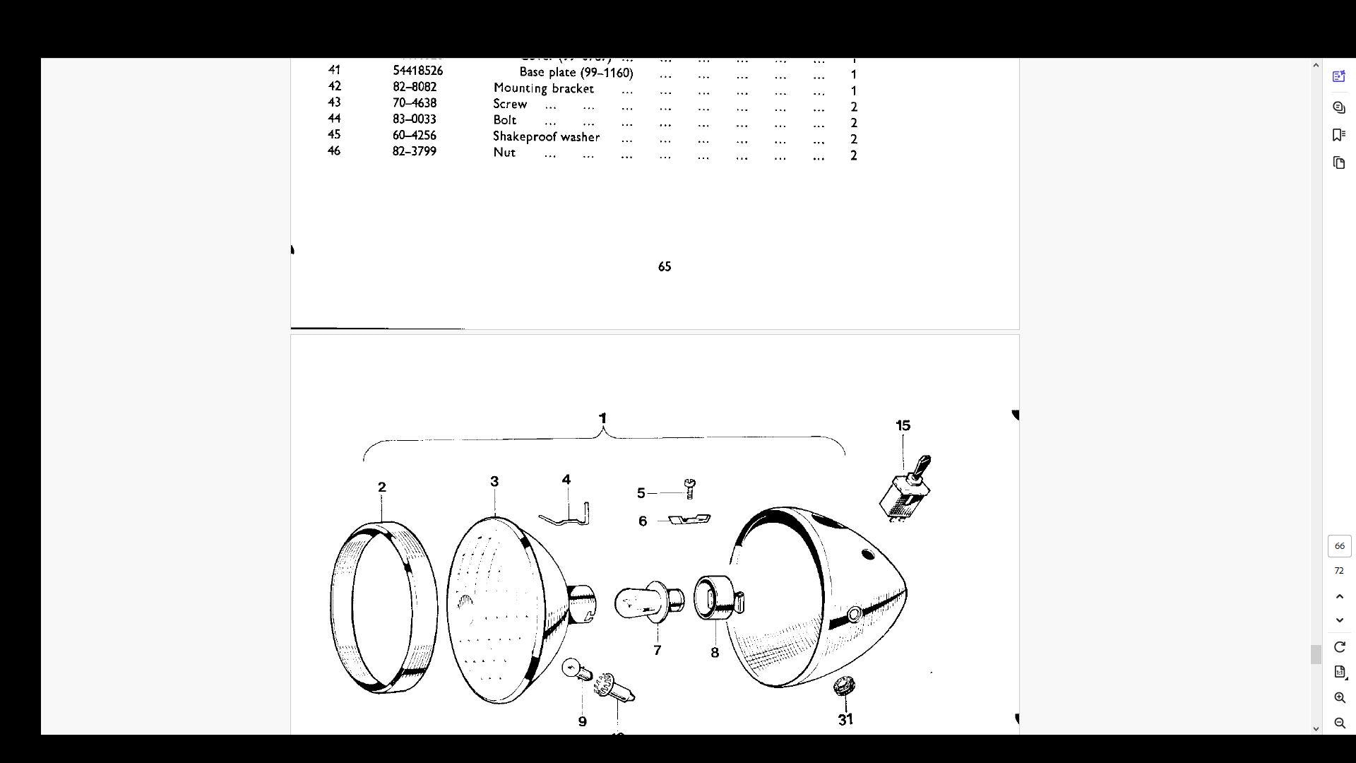 TRIUMPH T100 Parts Manual - 400 Pages With Exploded Diagrams for 1970 ...