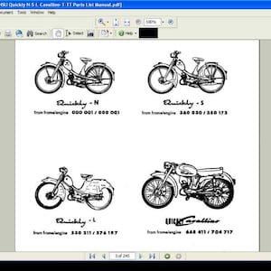 NSU Quickly Service Repair & Parts Manual Collection - 410 Pg Covers ...