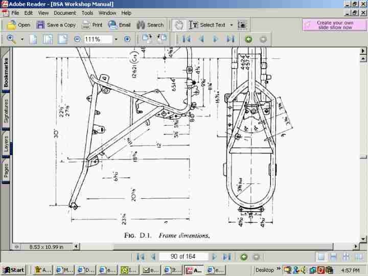 BSA B44 C25 B25 Workshop & Service for Victor Barracuda Shooting Star ...