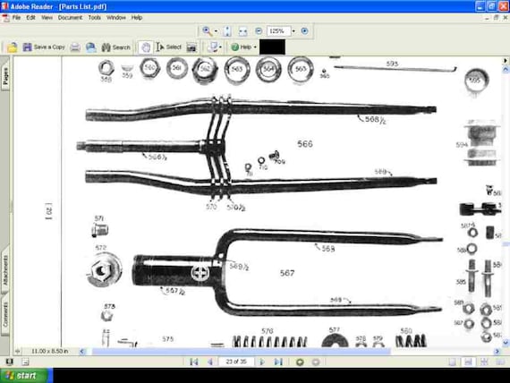 Motorcycle Parts Diagram Forks