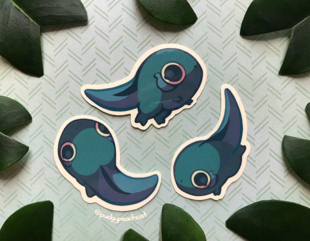 Tadpole Vinyl Sticker Set - Etsy