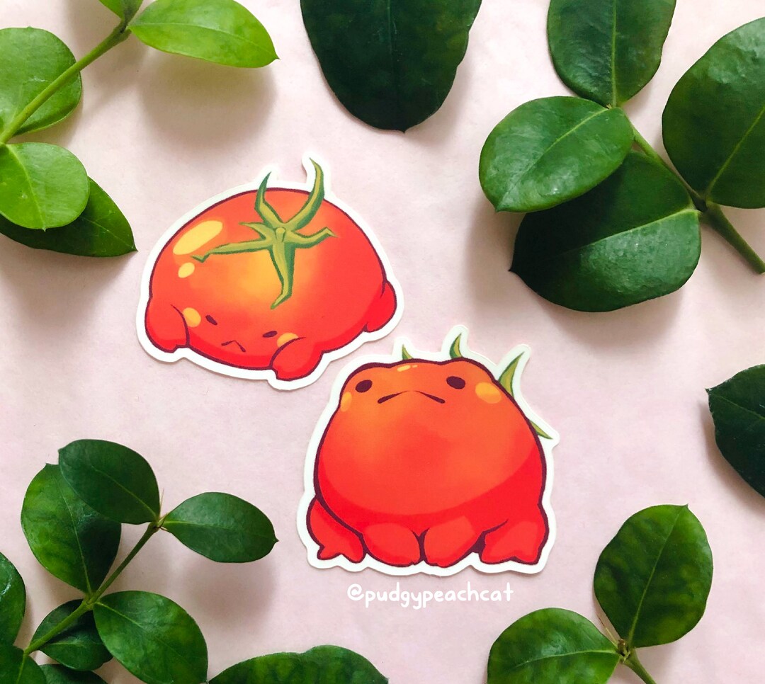 Tomatoad Matte Vinyl Stickers - Etsy