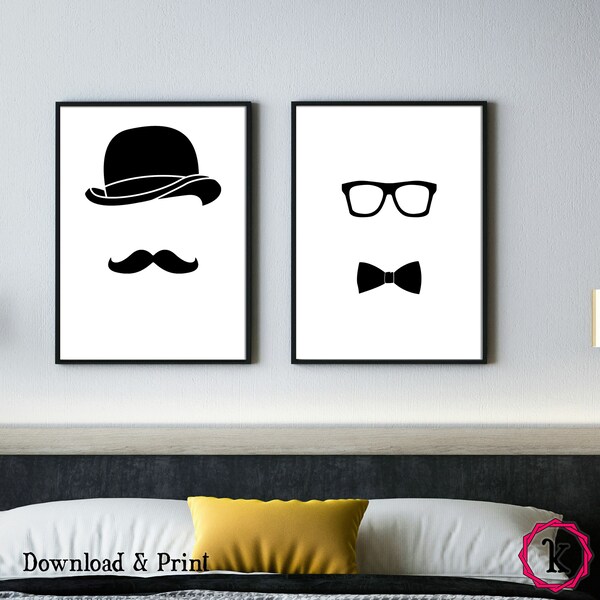 Hipster Poster - Etsy