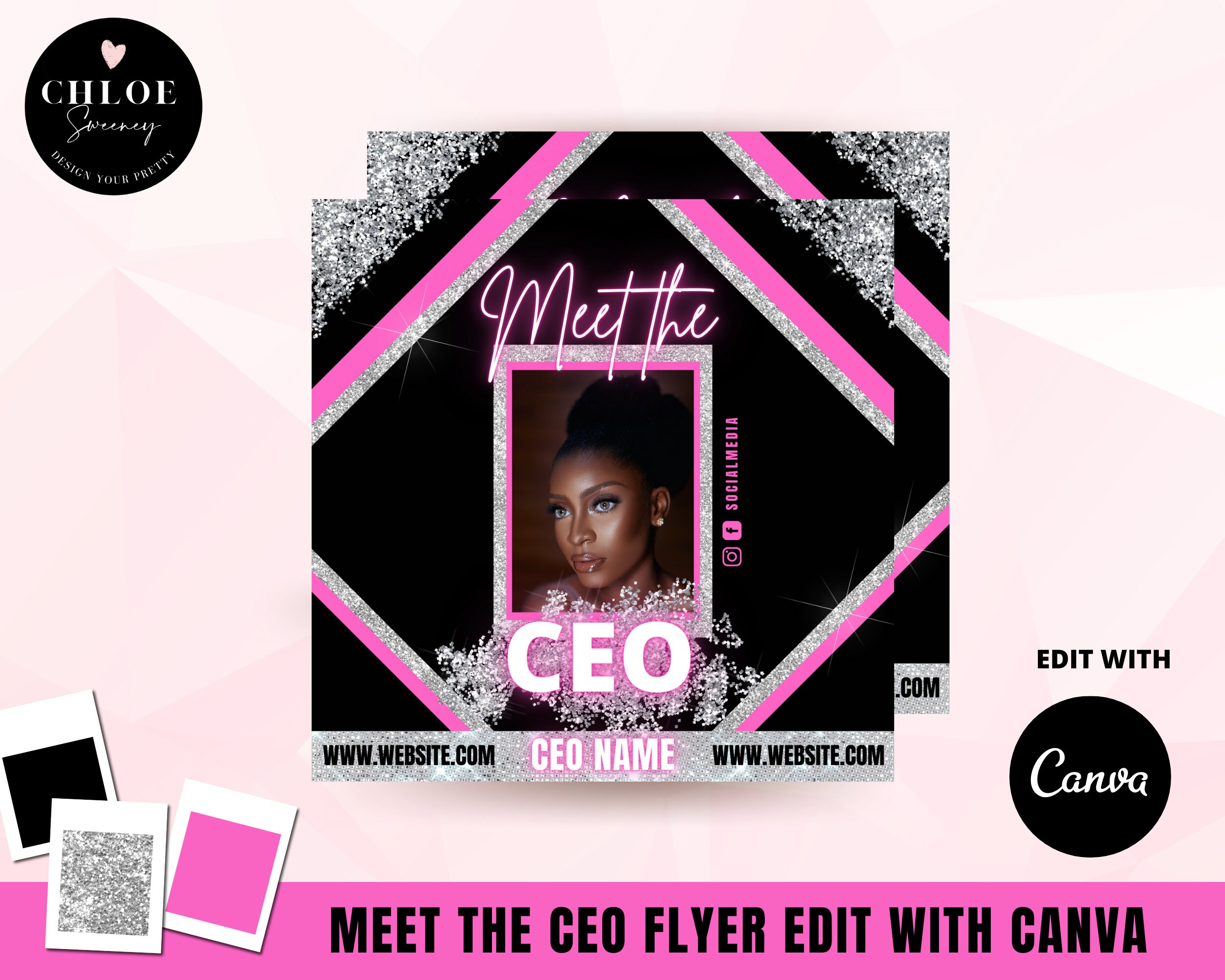 Templates Design & Templates meet the ceo flyer business Business ...