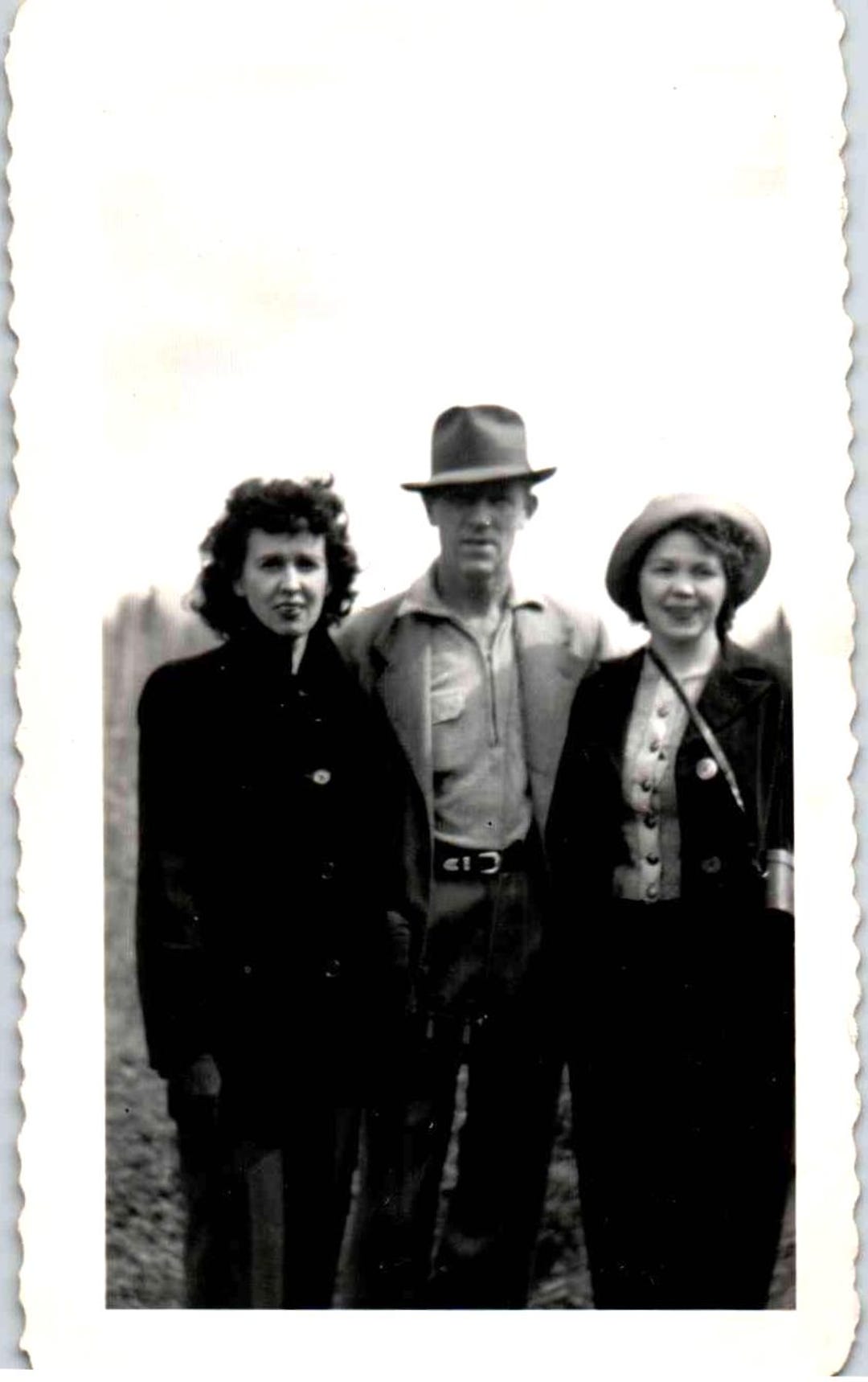 1944 Ernie Enjoying the Company of Lucille and Another Woman in ...